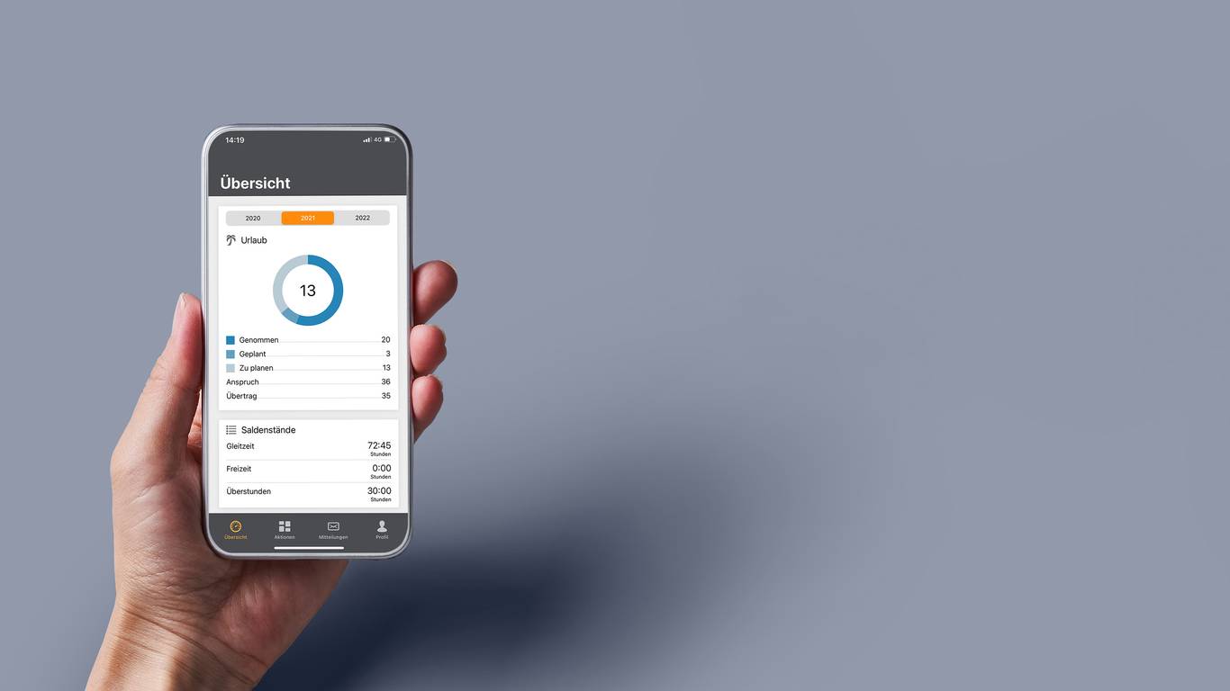 ATOSS Zeiterfassung-App: effizient, einfach und mobil